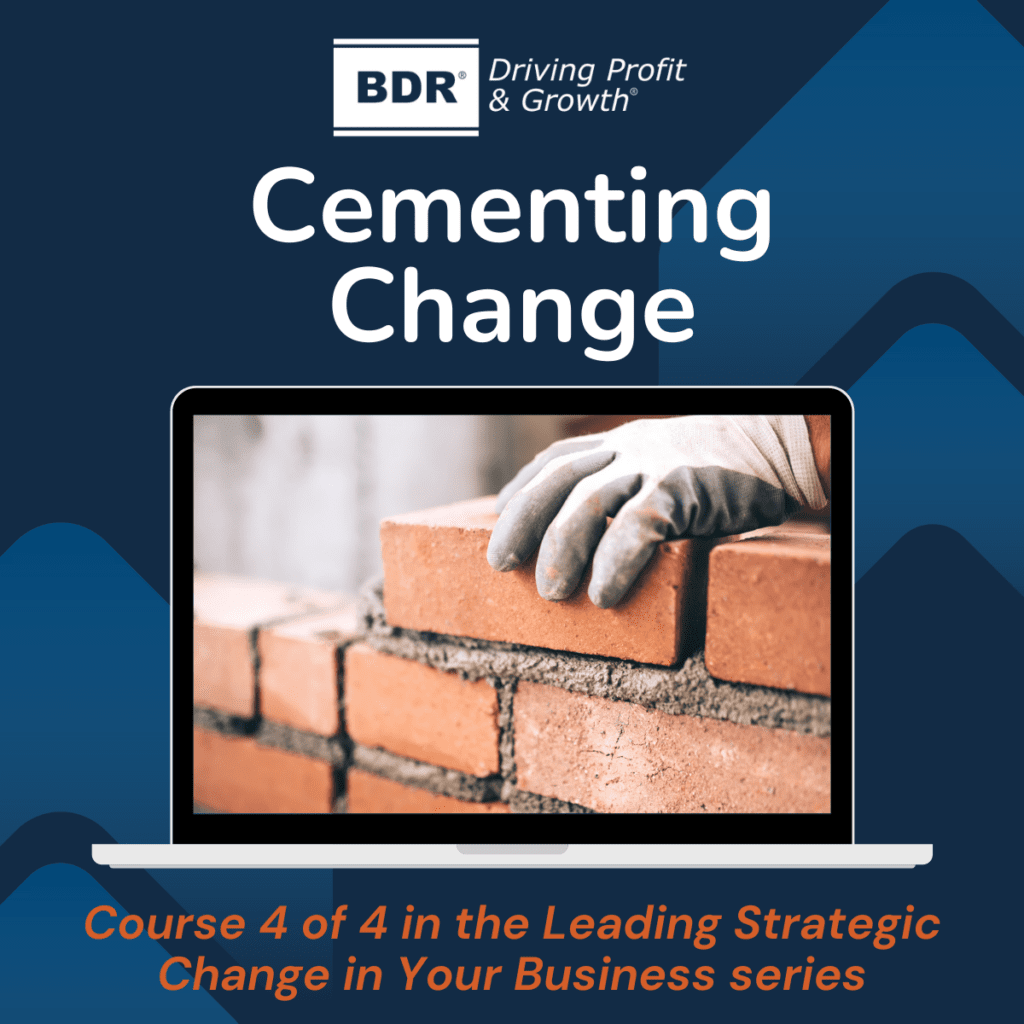 Cementing Change | BDR Cementing Change | BDR