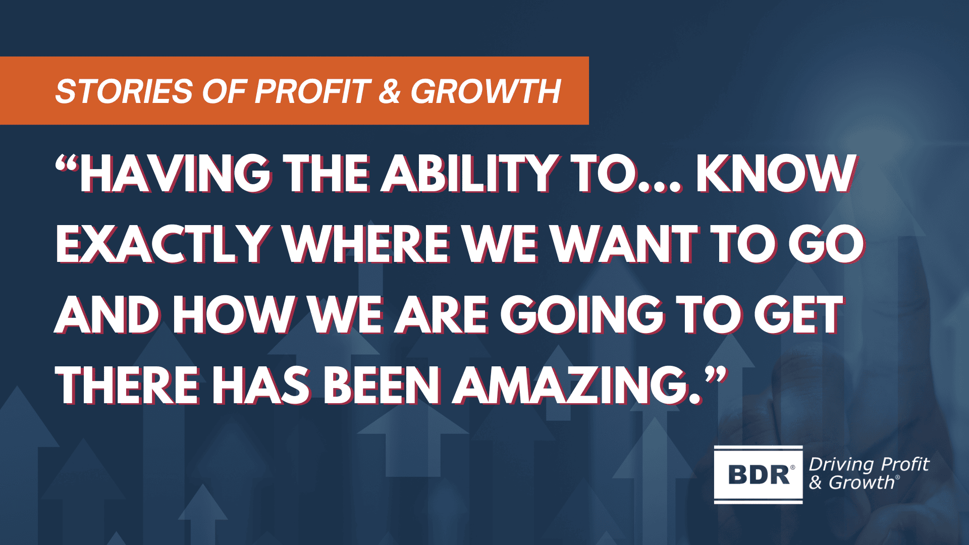 Finding The Right Direction To Propel Growth | BDR